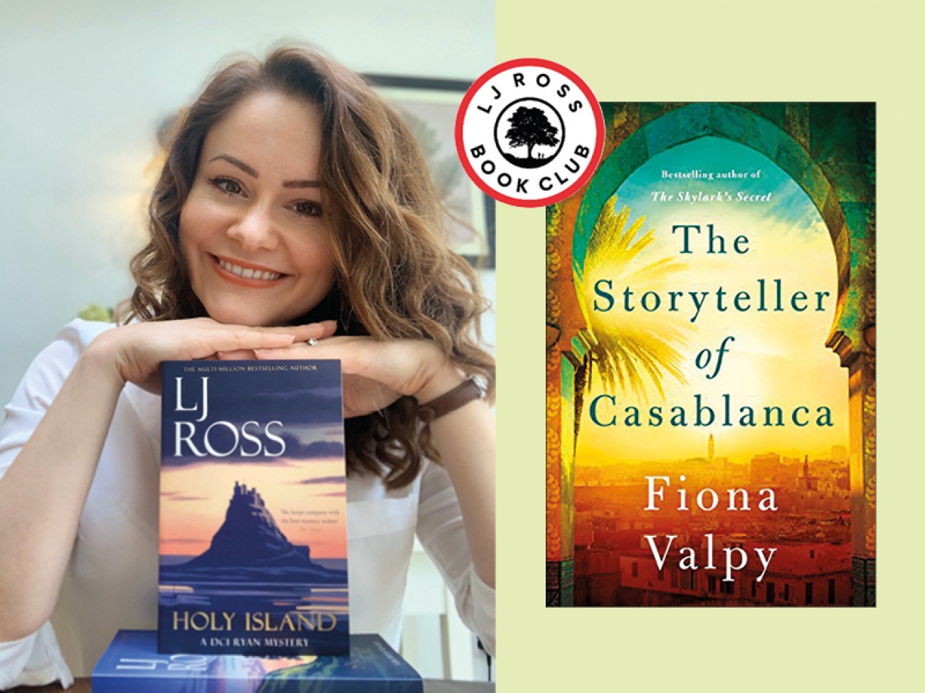LJ Ross Picks The Storyteller of Casablanca by Fiona Valpy for Book Group | Living North
